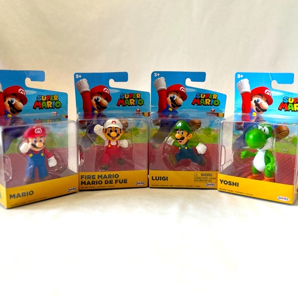 Nintendo | Toys | Nintendo Mario Bros Mario Fire Mario Yoshi Luigi 25 ...